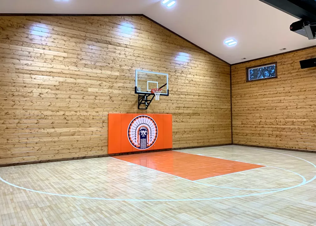 Simple Home Basketball Court